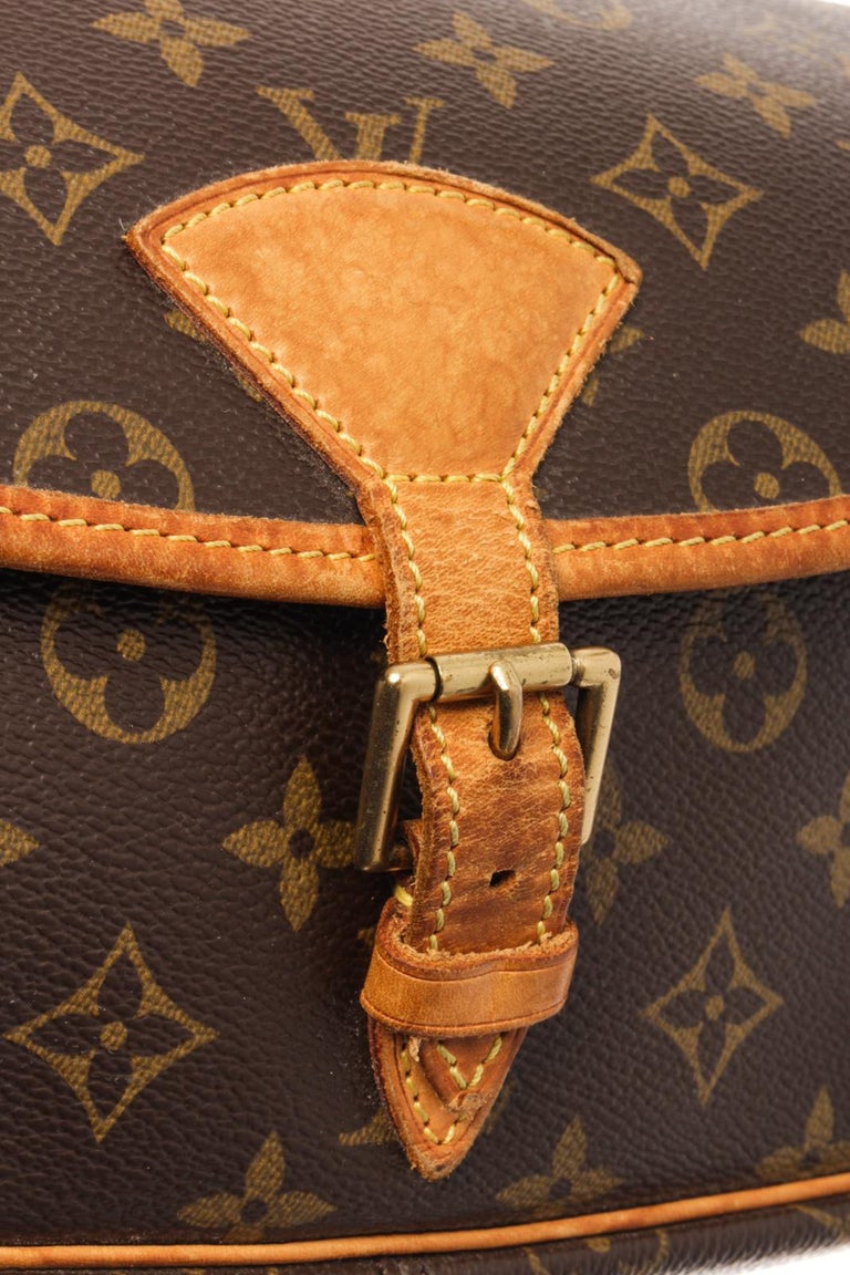 Louis Vuitton Brown Monogram Coated Canvas Sologne Bag For Sale at 1stDibs