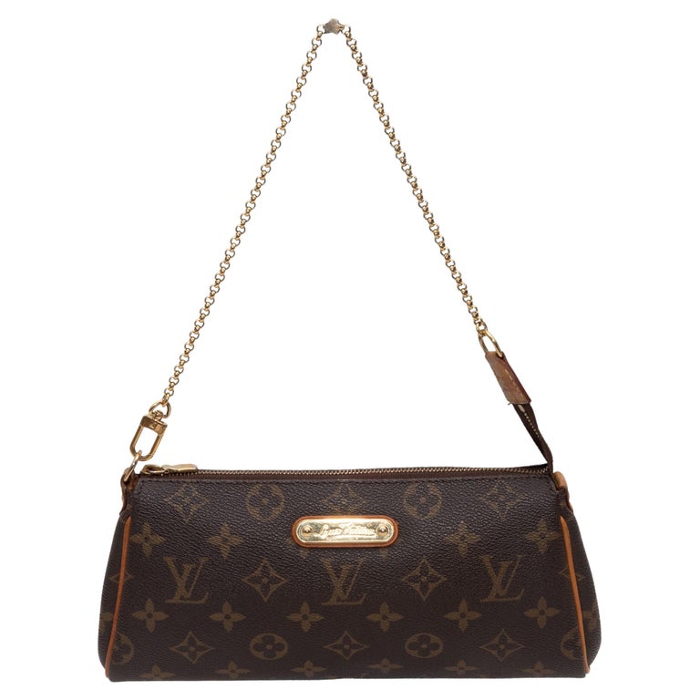 Louis Vuitton Brown Monogram Eva Pochette Bag For Sale at 1stDibs