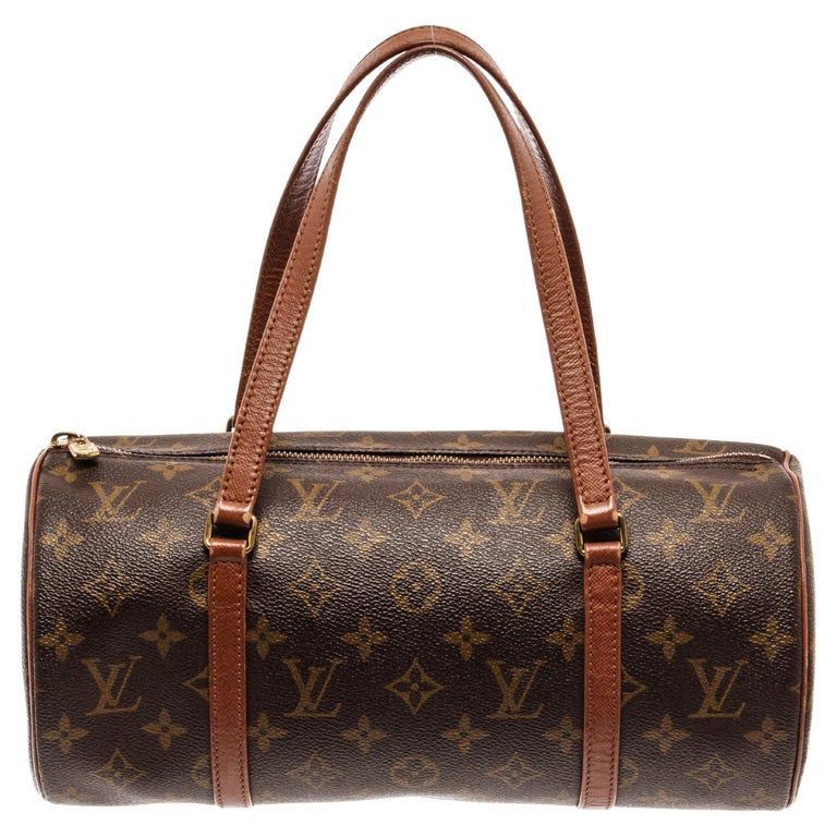 Louis Vuitton Brown Monogram Papillion 30 Shoulder Bag For Sale at 1stDibs