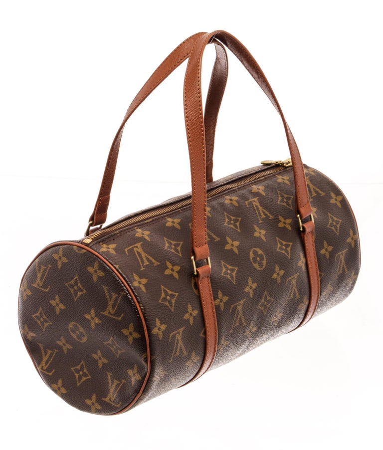 Louis Vuitton Brown Monogram Papillon 30 Shoulder Bag For Sale at 1stDibs