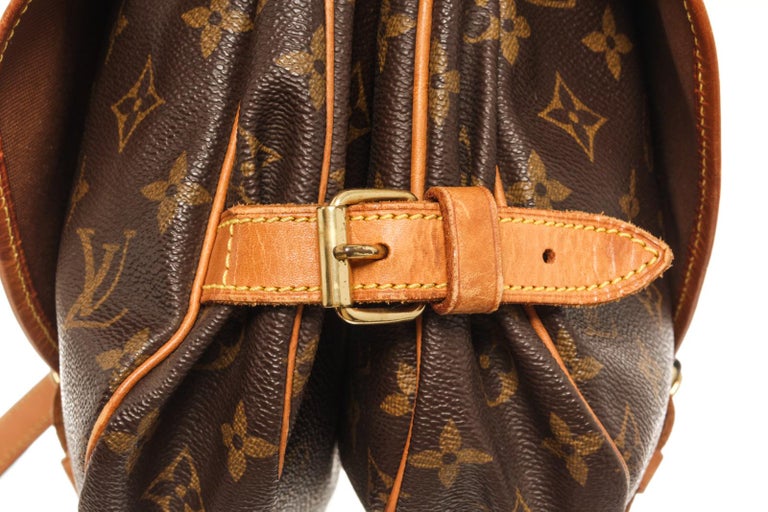 Louis Vuitton Brown Monogram Saumur 30 Crossbody Bag at 1stDibs