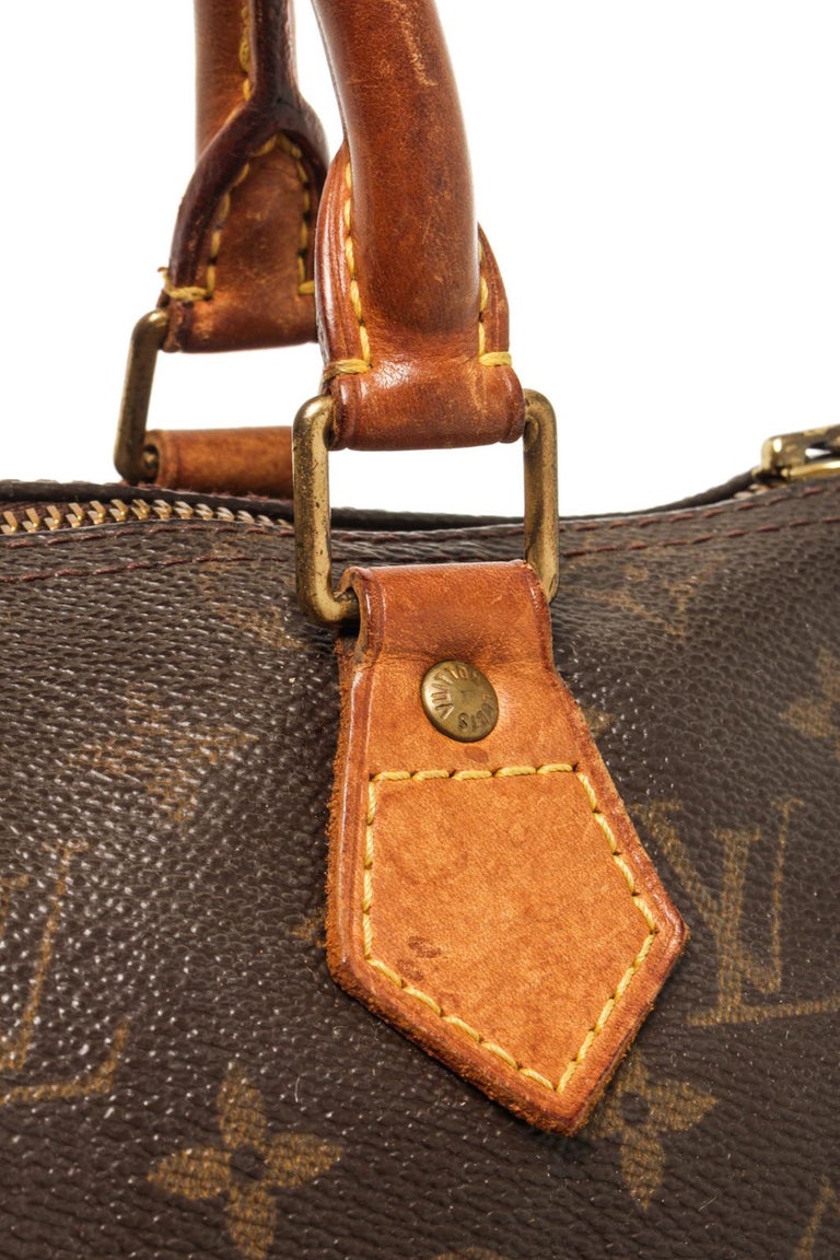 Louis Vuitton Brown Monogram Speedy 25 Handbag For Sale at 1stDibs