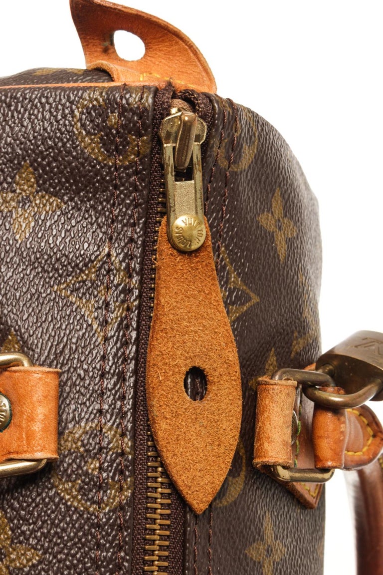 Louis Vuitton Brown Monogram Speedy 25 Handbag For Sale at 1stDibs