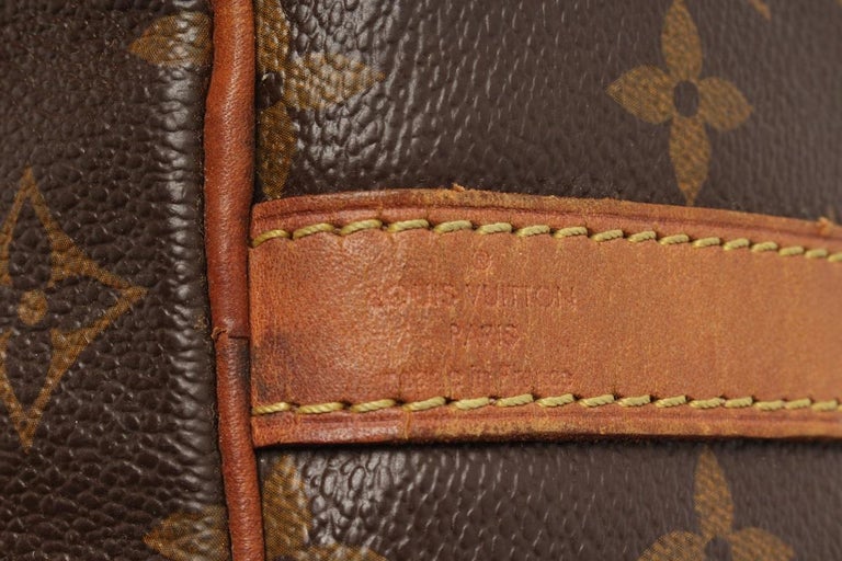 Louis Vuitton Brown Monogram Speedy 35 Bandouliere For Sale at 1stDibs