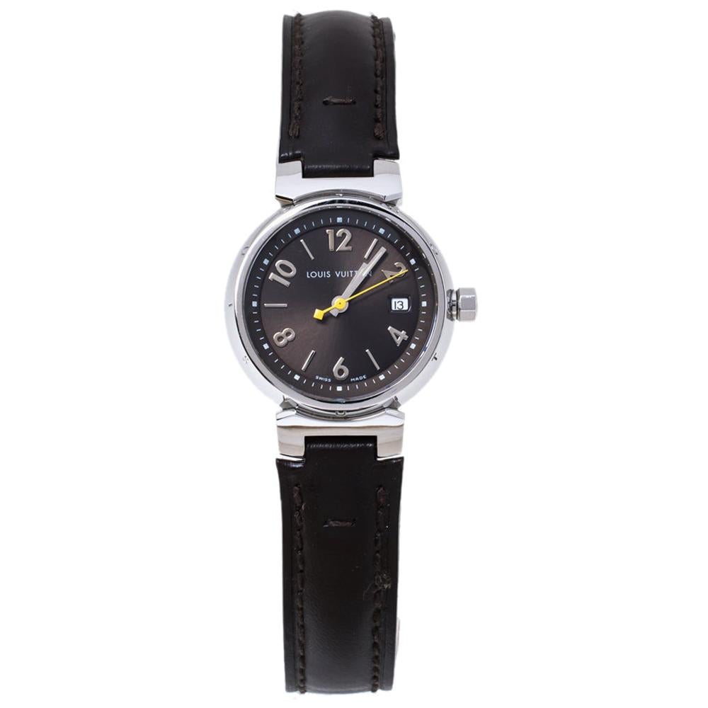 Louis Vuitton Tambour Blossom 35 Rose Gold Diamond Watch For Sale at ...