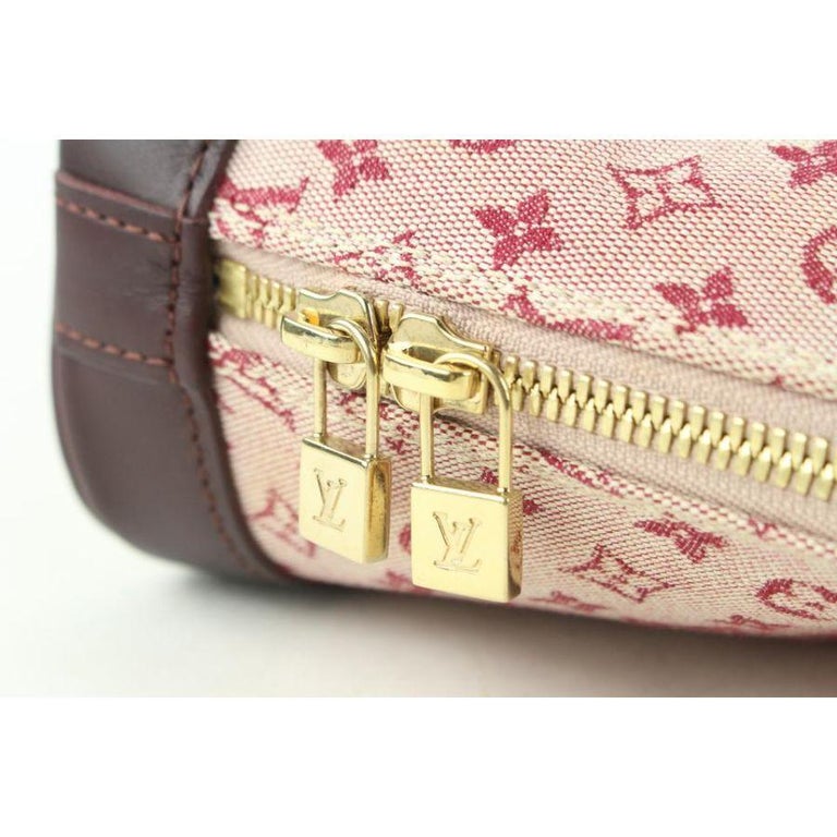 Louis Vuitton Burgundy Monogram Mini Lin Alma Haute 627lvs616 For Sale ...