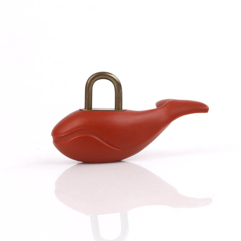 Louis Vuitton c.1995 America’s Cup Red Whale Motif Lock Keys Ltd Ed at ...