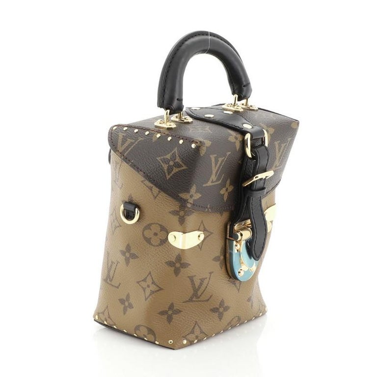 Louis Vuitton Camera Box Handbag Studded Reverse Monogram Canvas at 1stDibs