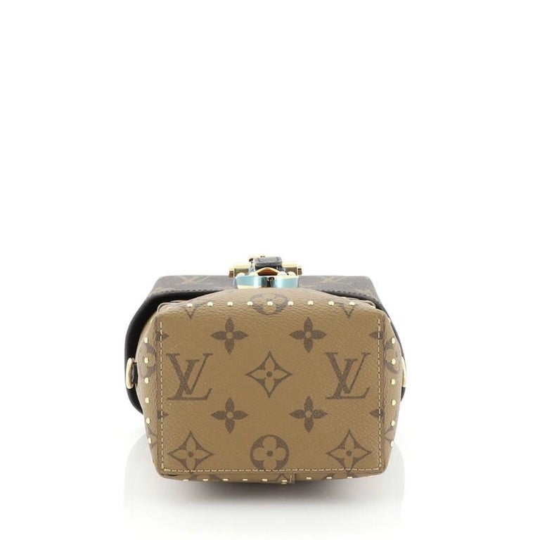 Louis Vuitton Camera Box Handbag Studded Reverse Monogram Canvas at 1stDibs