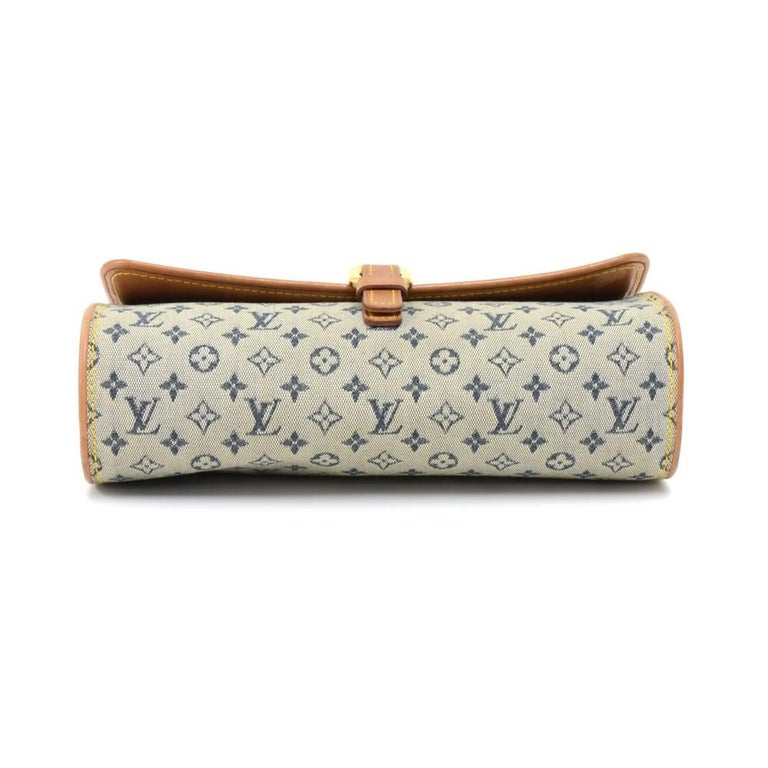 Louis Vuitton Camille Blue Mini Monogram Canvas Chain Shoulder Bag at ...