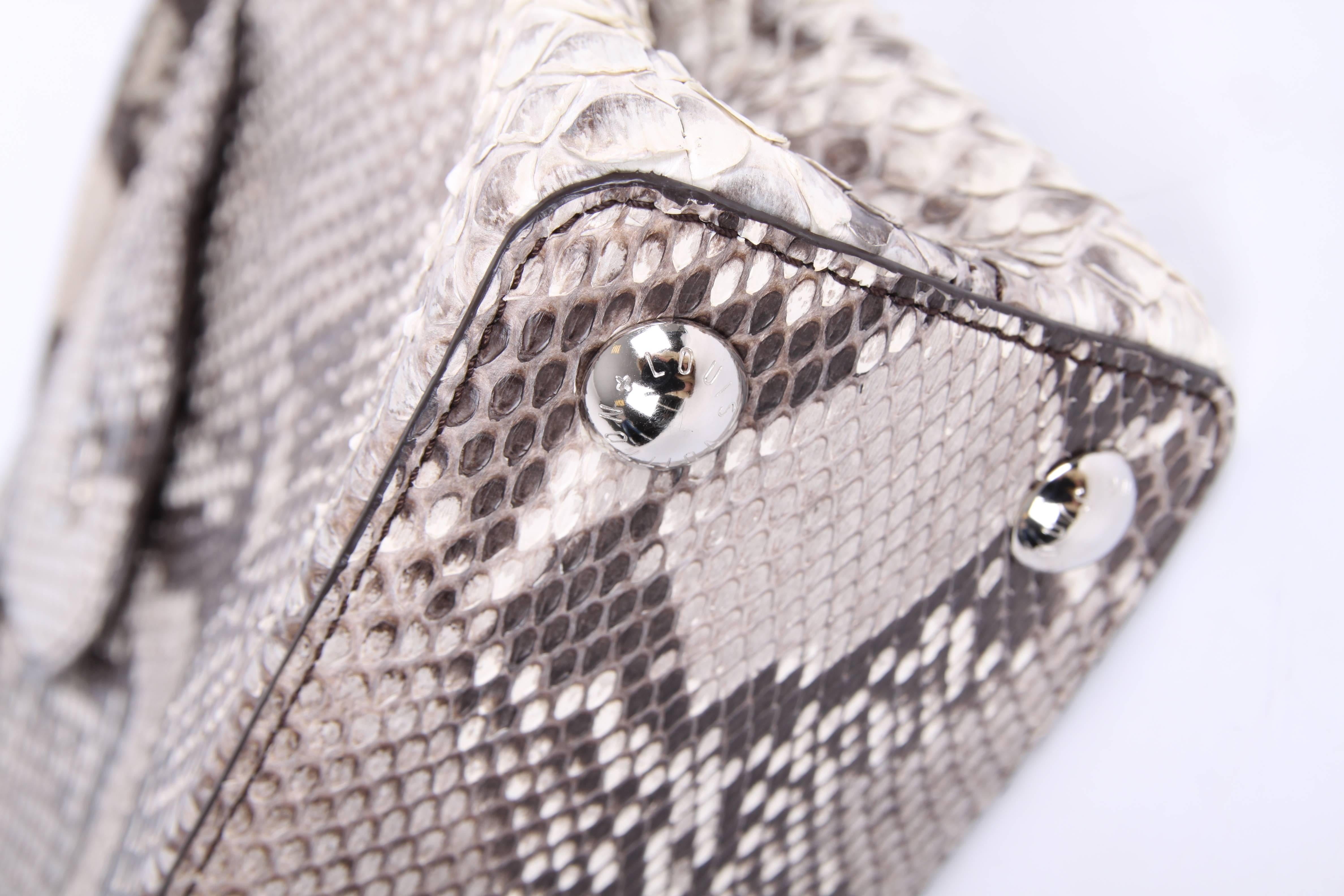 Louis Vuitton Capucines BB Top Handle Bag - python leather For Sale at ...