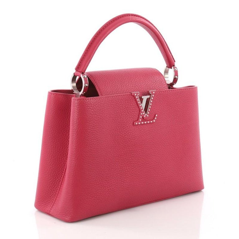 Louis Vuitton Capucines Handbag Leather PM at 1stDibs