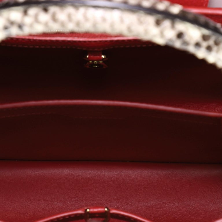 Louis Vuitton Capucines Handbag Leather with Python PM at 1stDibs ...