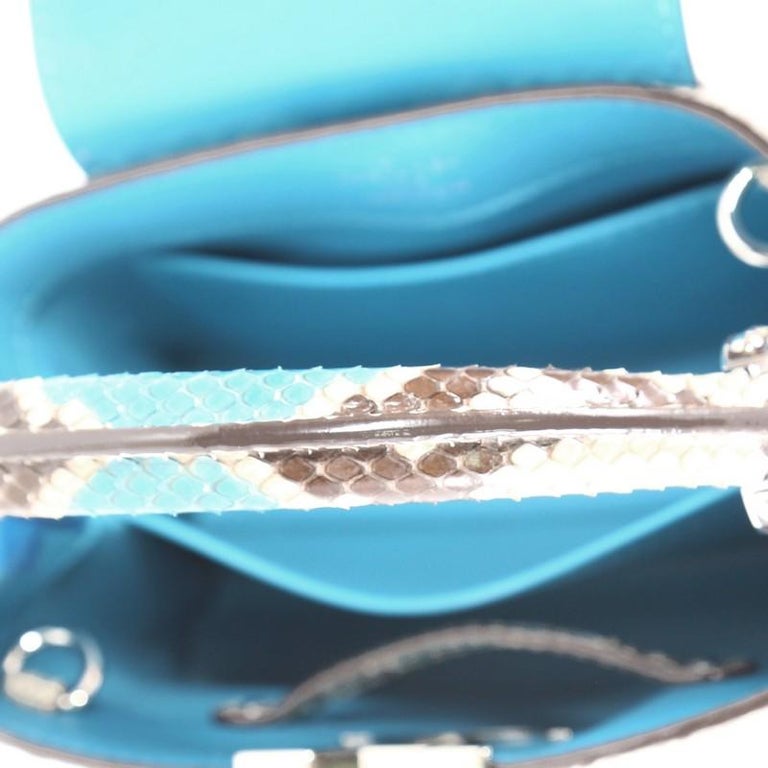 Louis Vuitton Capucines Handbag Python Mini at 1stDibs