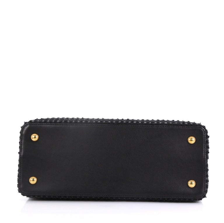 Louis Vuitton Capucines Handbag Tweed MM at 1stDibs