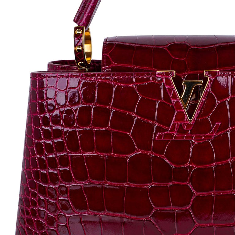 Louis Vuitton Capucines PM Bag Wildcat Crocodile Limited Edition at ...