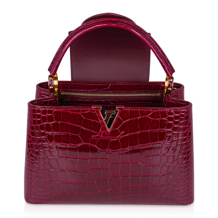 Louis Vuitton Capucines PM Bag Wildcat Crocodile Limited Edition at ...