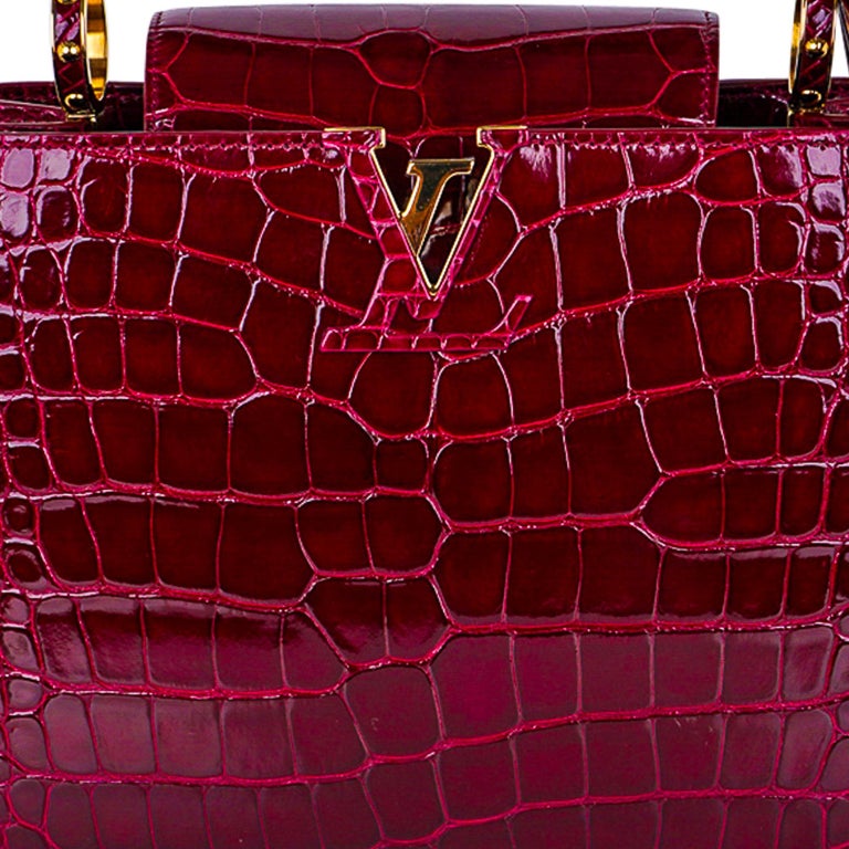 Louis Vuitton Capucines PM Bag Wildcat Crocodile Limited Edition at ...