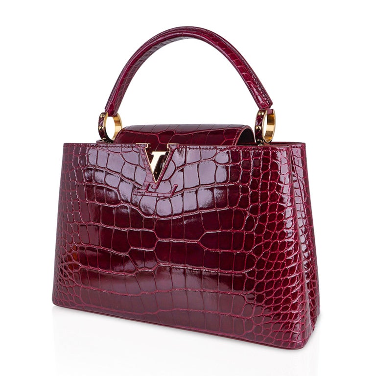 Louis Vuitton Capucines PM Bag Wildcat Crocodile Limited Edition at ...