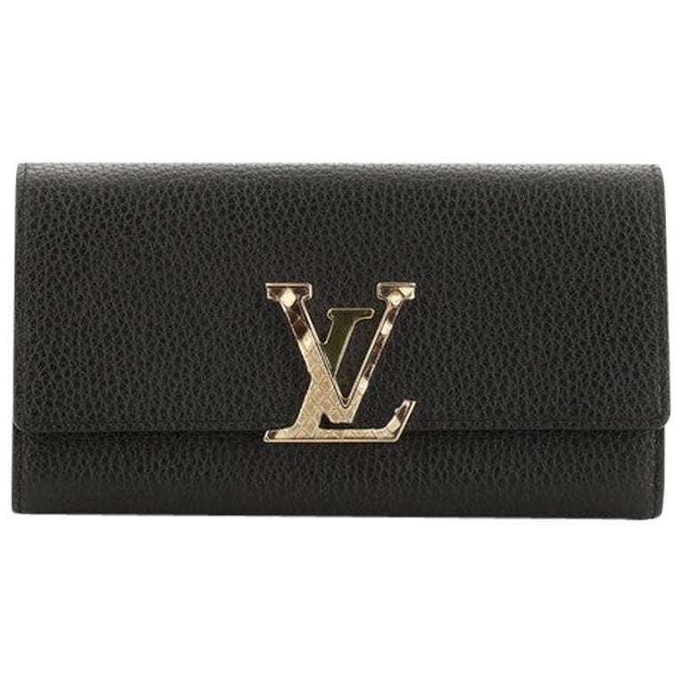 Louis Vuitton Capucines Wallet Leather with Python at 1stDibs