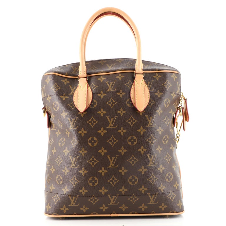 Louis Vuitton Carry All Handbag Monogram Canvas MM For Sale at 1stDibs