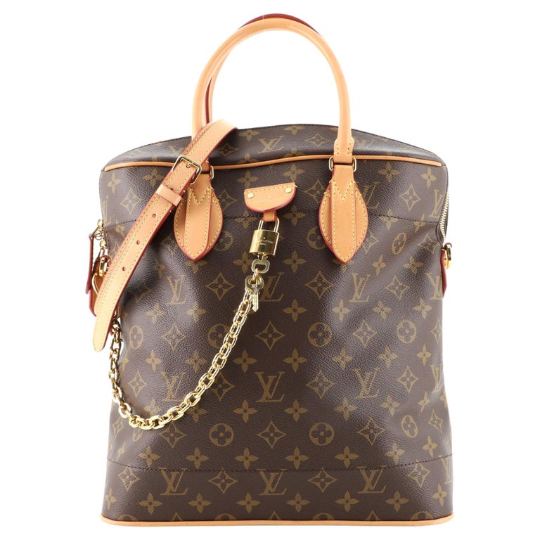 Louis Vuitton Carry All Handbag Monogram Canvas MM For Sale at 1stDibs