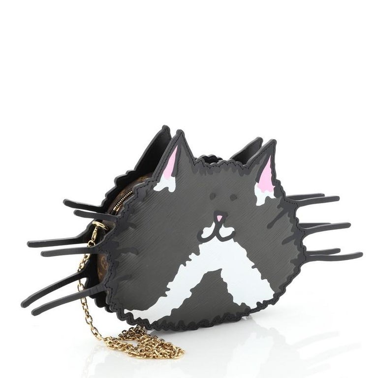 Louis Vuitton Cat Face Bag Epi Leather With Monogram Canvas at 1stDibs
