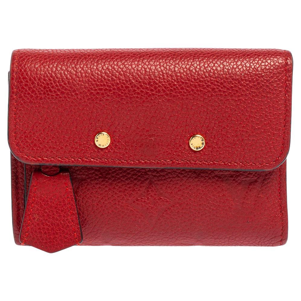Circa 2010's Rare Louis Vuitton Wallet or Clutch Zippy Red Alligator ...