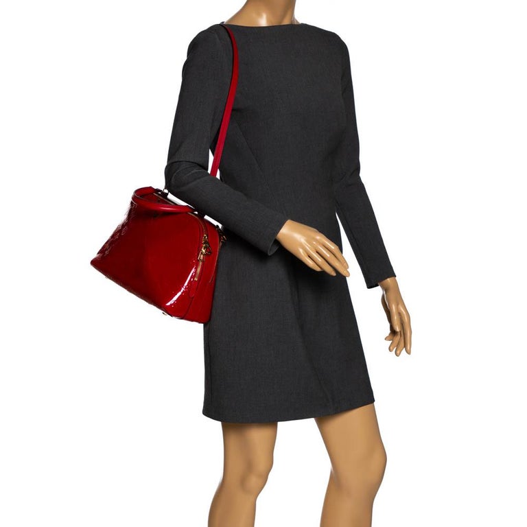 Louis Vuitton Cerise Monogram Vernis Melrose Bag at 1stDibs