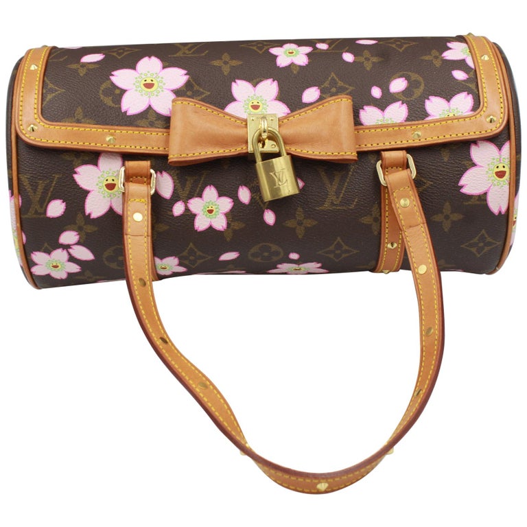 Louis Vuitton Cherry Blossom by Takashi Murakami papillon bag at 1stDibs