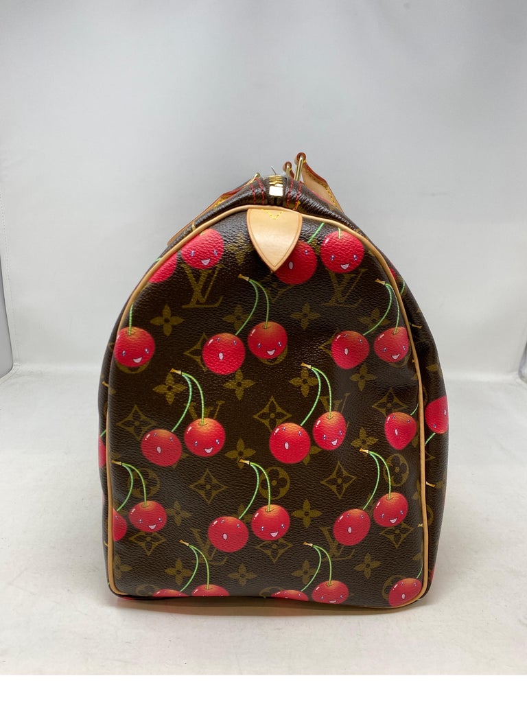 Louis Vuitton Cherry Keepall 50 Bag For Sale at 1stDibs