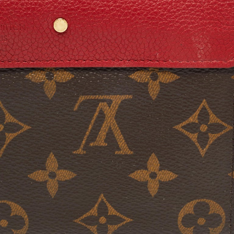 Louis Vuitton Cherry Monogram Canvas and Leather Pallas Wallet For Sale ...