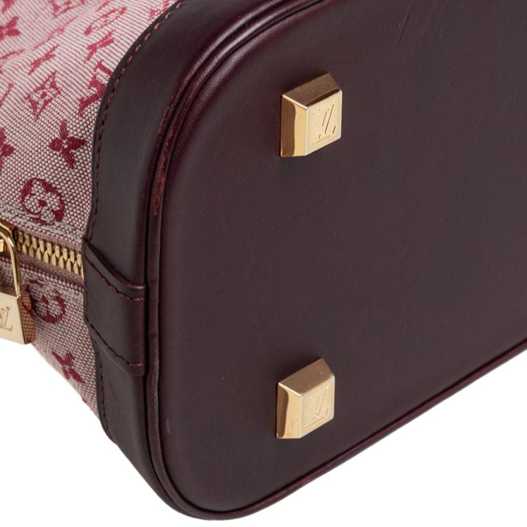 Louis Vuitton Cherry Monogram Mini Lin Horizontal Alma Bag at 1stDibs
