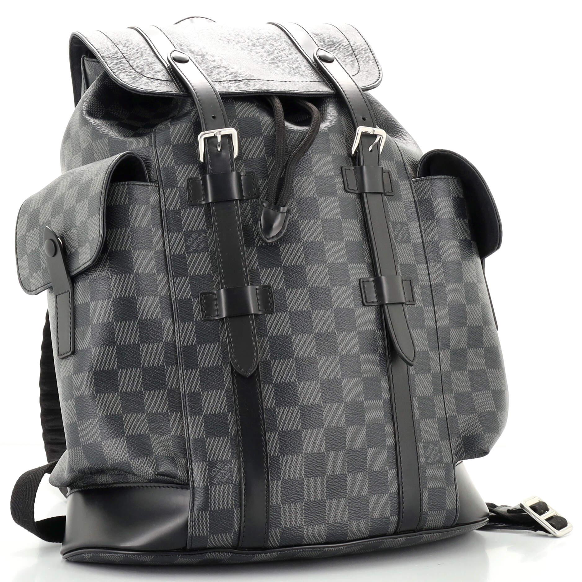 Louis Vuitton Christopher Backpack Damier Graphite PM at 1stDibs ...