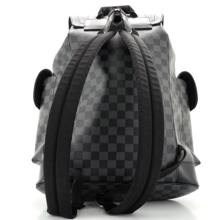 Louis Vuitton Christopher Backpack Damier Graphite PM For Sale at 1stDibs
