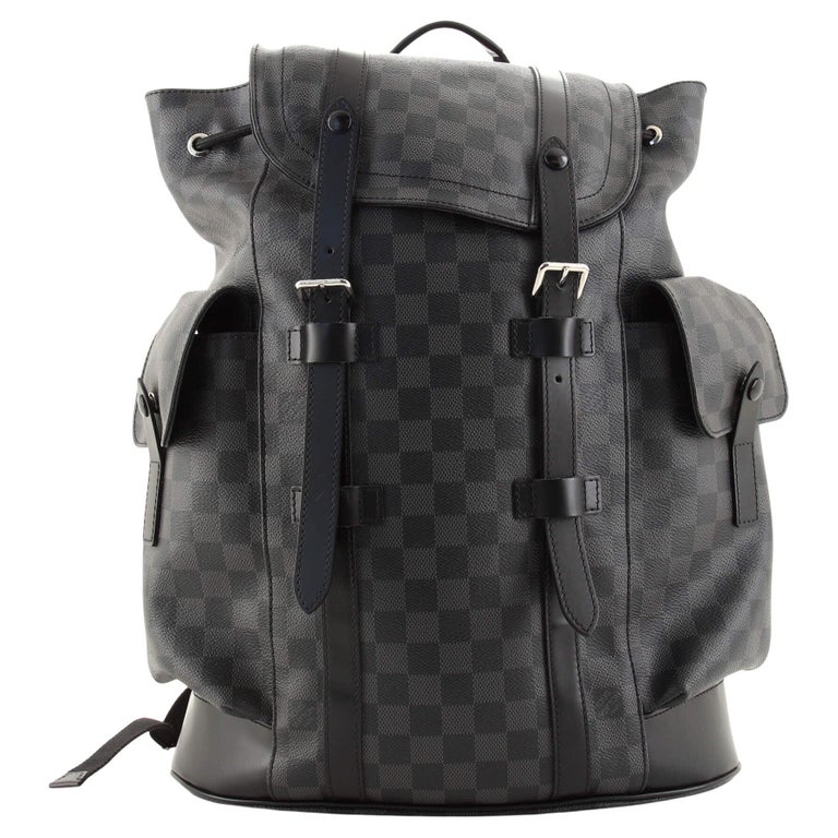 Louis Vuitton Christopher Backpack Damier Graphite PM For Sale at 1stDibs
