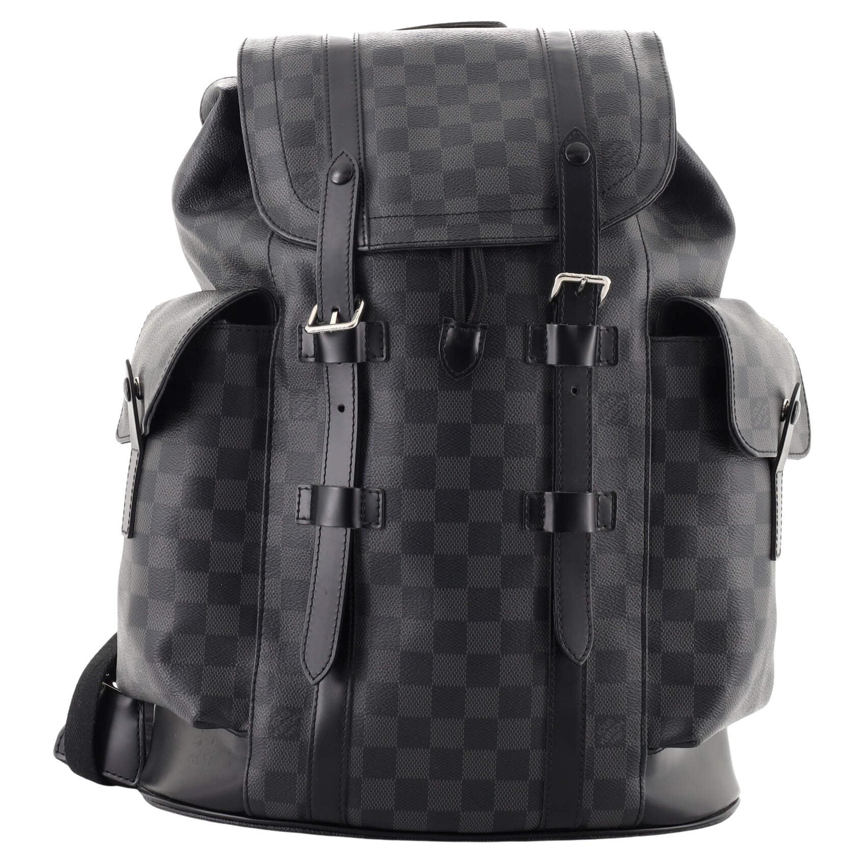 Louis Vuitton Christopher Backpack Damier Graphite PM at 1stDibs