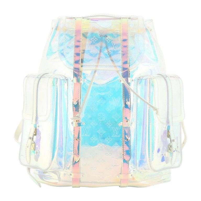 Louis Vuitton Christopher Backpack Limited Edition Monogram Prism PVC ...
