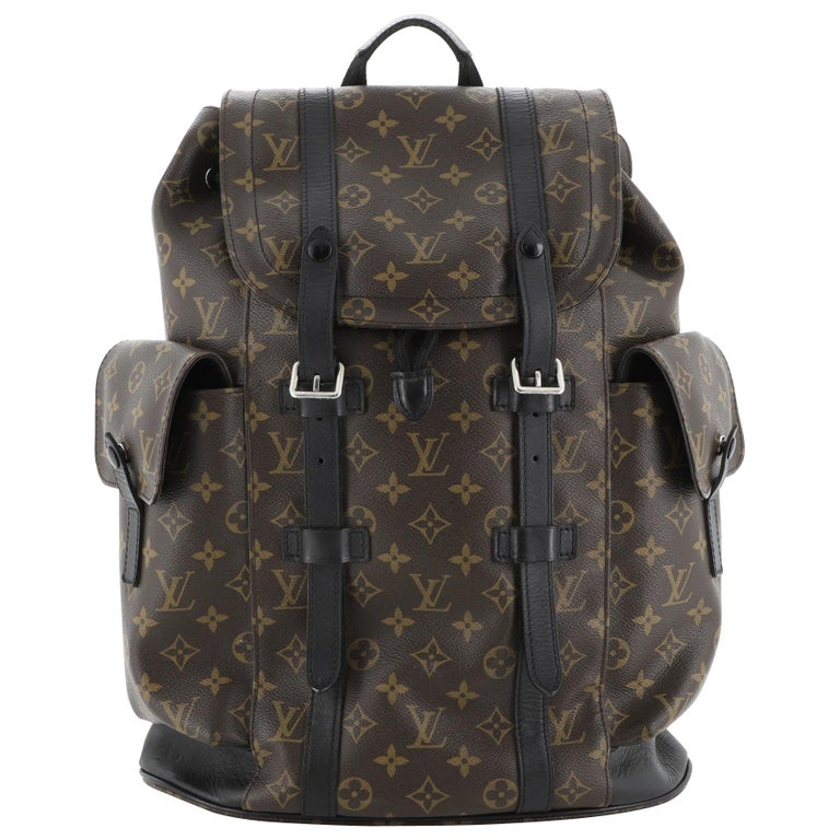 Louis Vuitton Christopher Backpack Macassar Monogram Canvas PM at 1stDibs