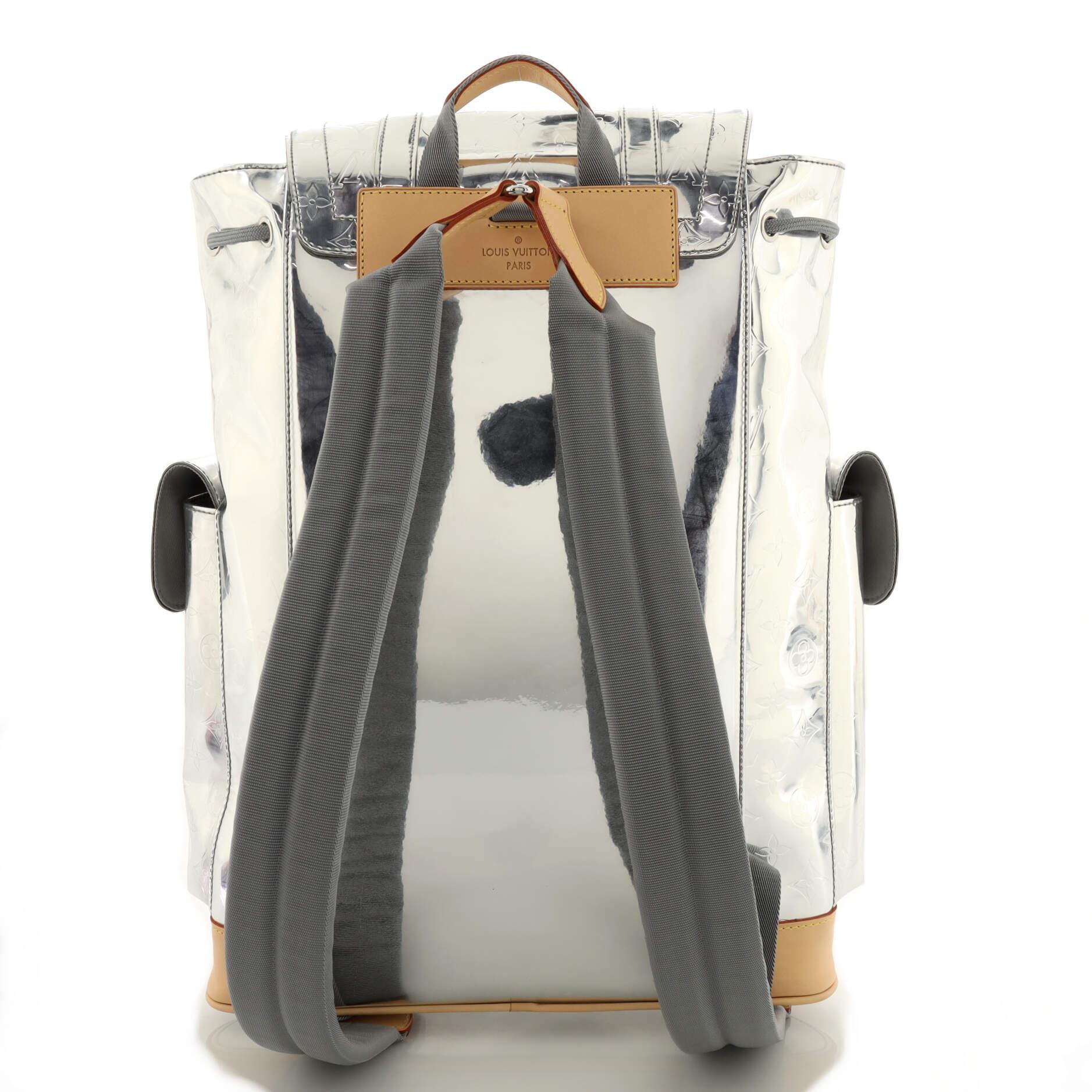 Louis Vuitton Christopher Backpack Monogram Mirror Coated Canvas MM For ...