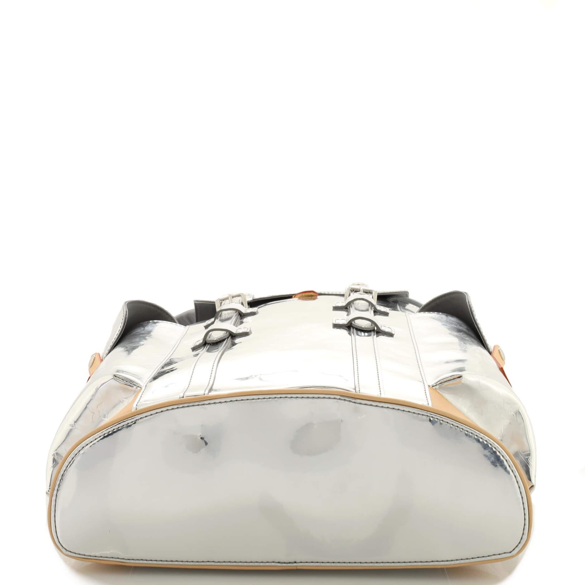 Louis Vuitton Christopher Backpack Monogram Mirror Coated Canvas MM For ...