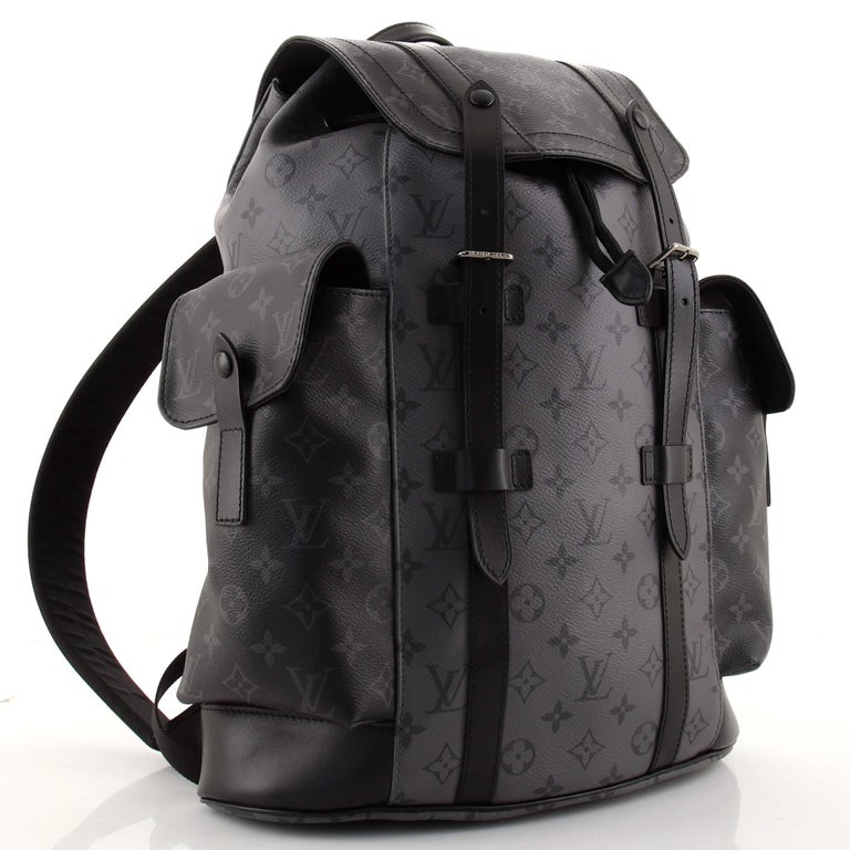 Louis Vuitton Christopher Backpack Reverse Monogram Eclipse Canvas PM For Sale at 1stDibs