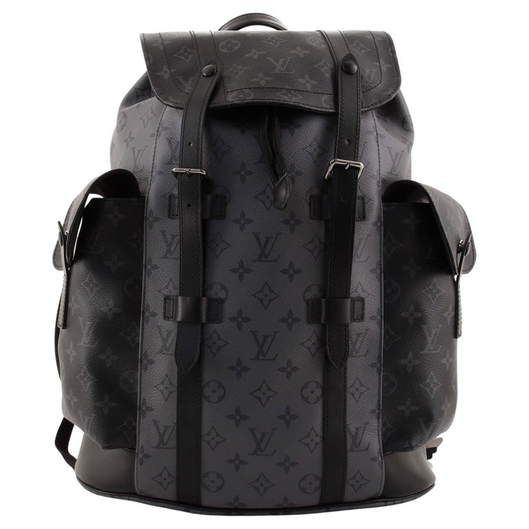 Louis Vuitton Christopher Backpack Reverse Monogram Eclipse Canvas PM For Sale at 1stDibs