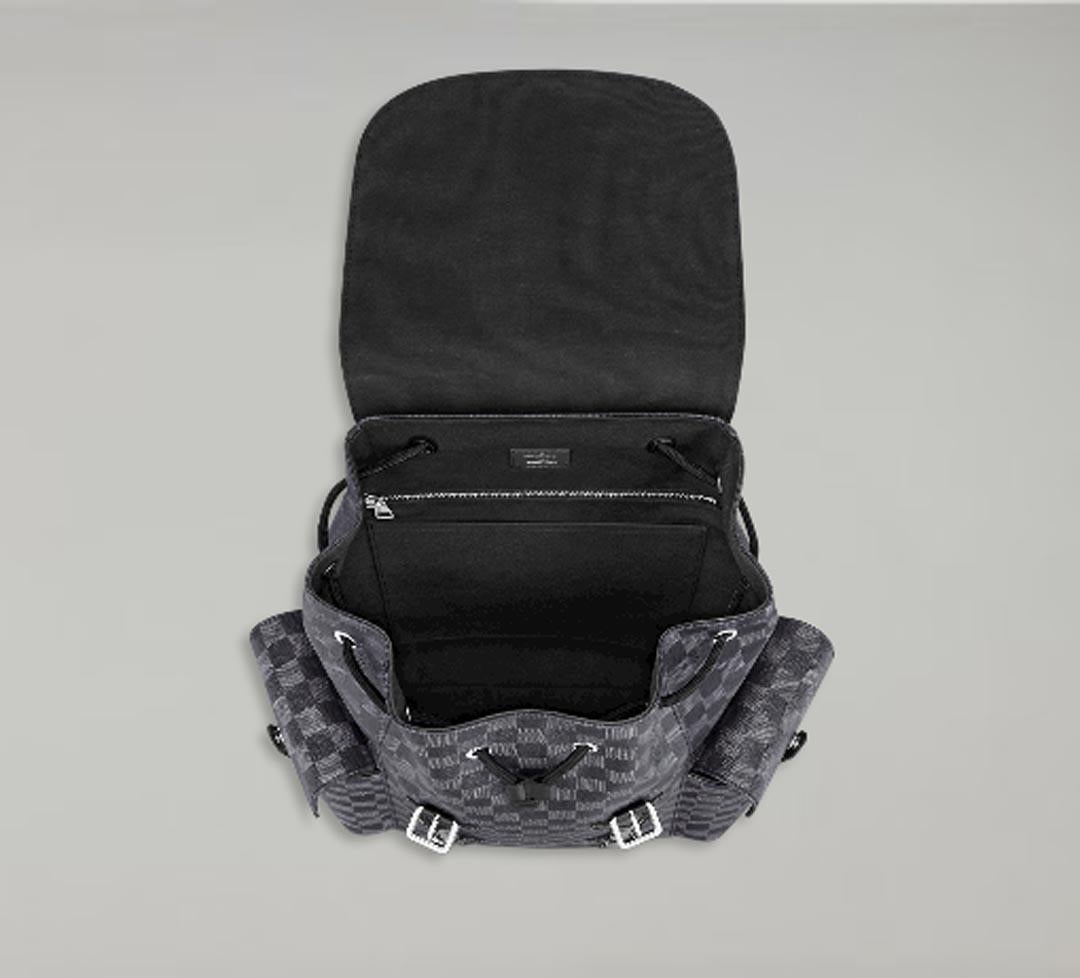 Louis Vuitton Christopher MM Backpack Damier Graphite Canvas For Sale ...