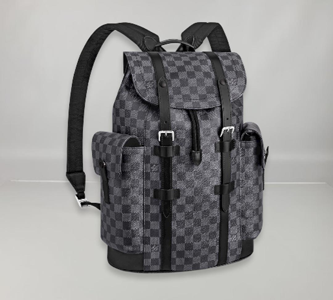 Louis Vuitton Christopher MM Backpack Damier Graphite Canvas For Sale ...