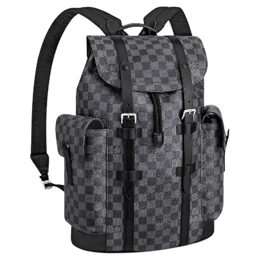 Louis Vuitton Christopher MM Backpack Damier Graphite Canvas For Sale ...