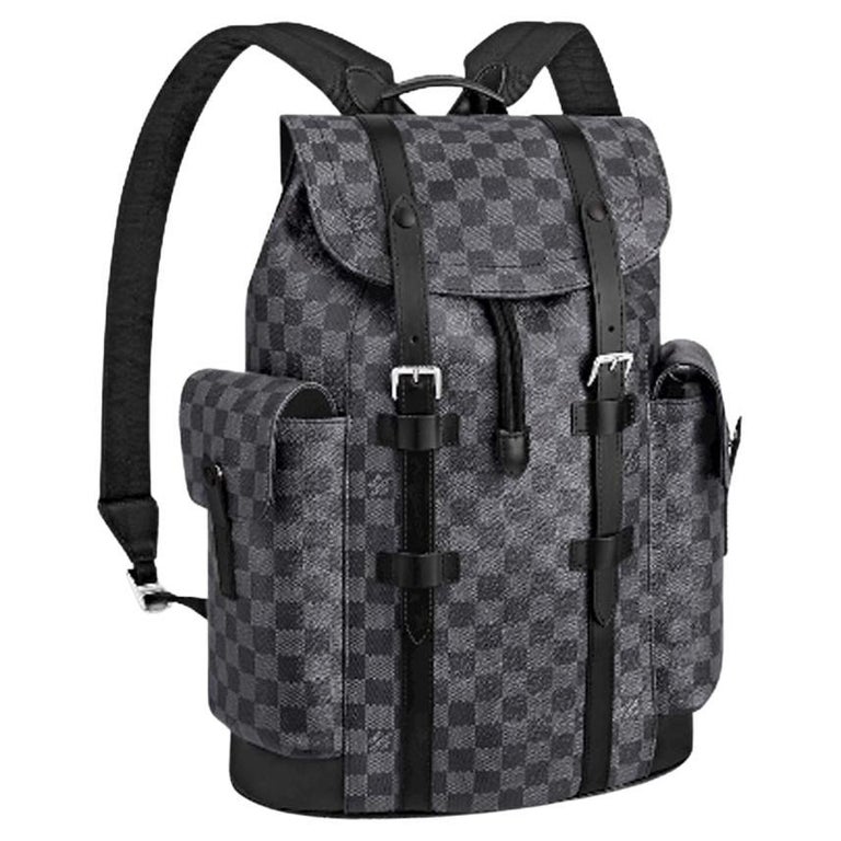 Louis Vuitton Christopher MM Backpack Damier Graphite Canvas For Sale ...