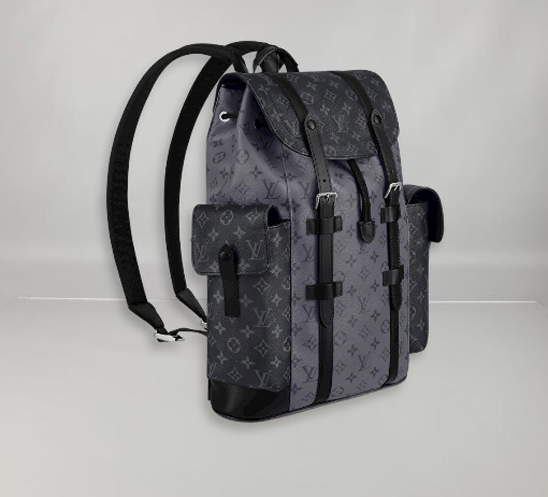 Louis Vuitton Christopher MM Backpack Monogram Eclipse Canvas For Sale ...
