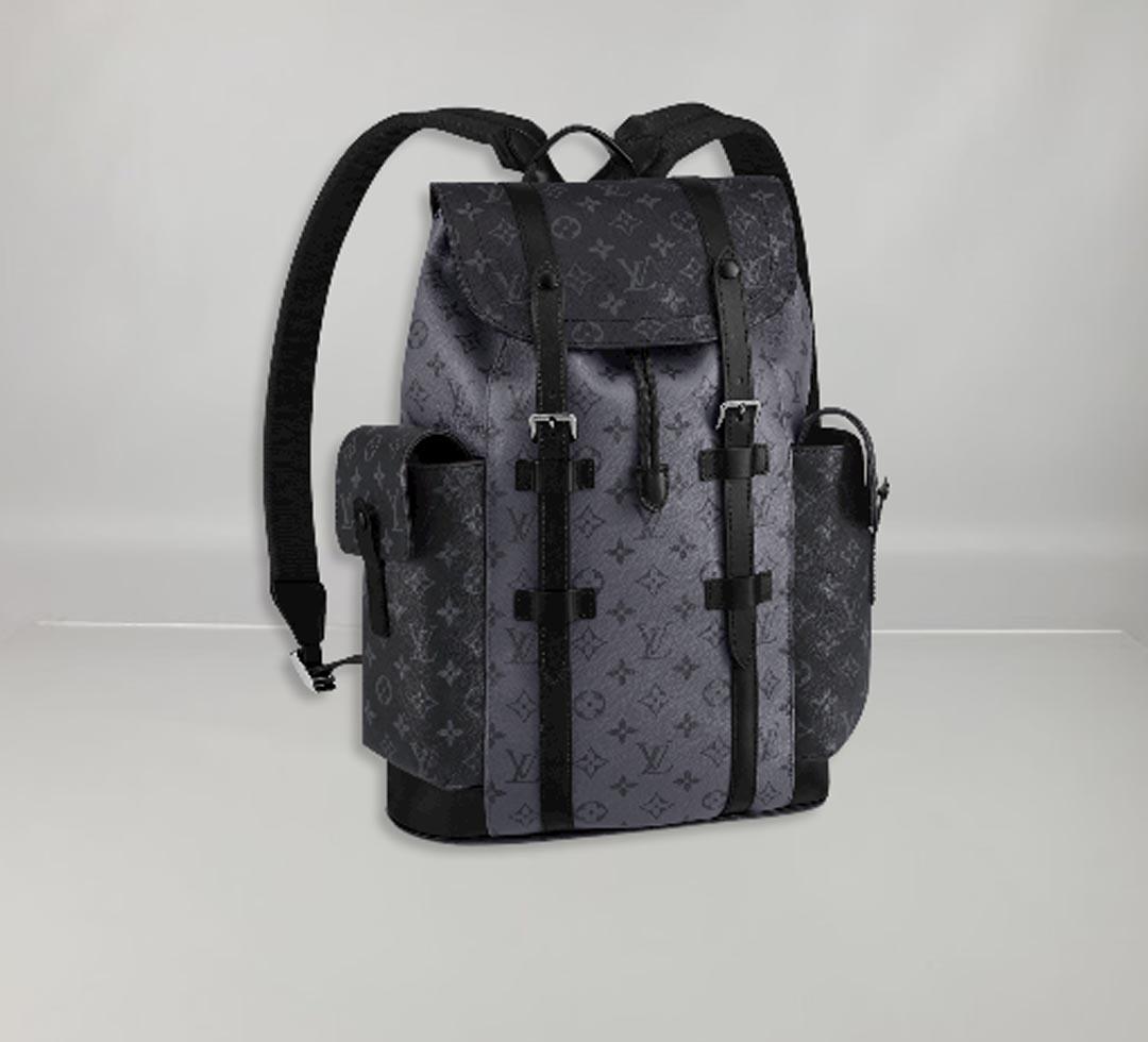 Louis Vuitton Christopher MM Backpack Monogram Eclipse Canvas For Sale ...