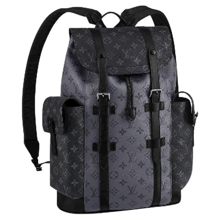 Louis Vuitton Christopher MM Backpack Monogram Eclipse Canvas For Sale ...